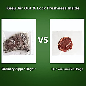 Vacuum Sealer Rolls, Vacuum Sealer Bags - 4 Packs Food-Storage Bags, Fits All Clamp Vacuum Sealer Machine, BPA Free, for Meal Prep Sous Vide