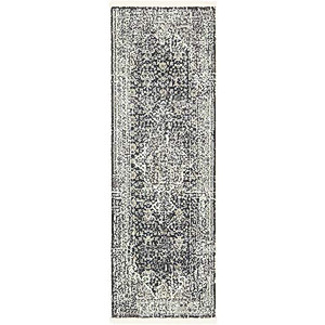 Unique Loom Baracoa Collection Area Rug - La Cabana (2' 2" x 6' 1" Runner, Fume Gray/ Brown)