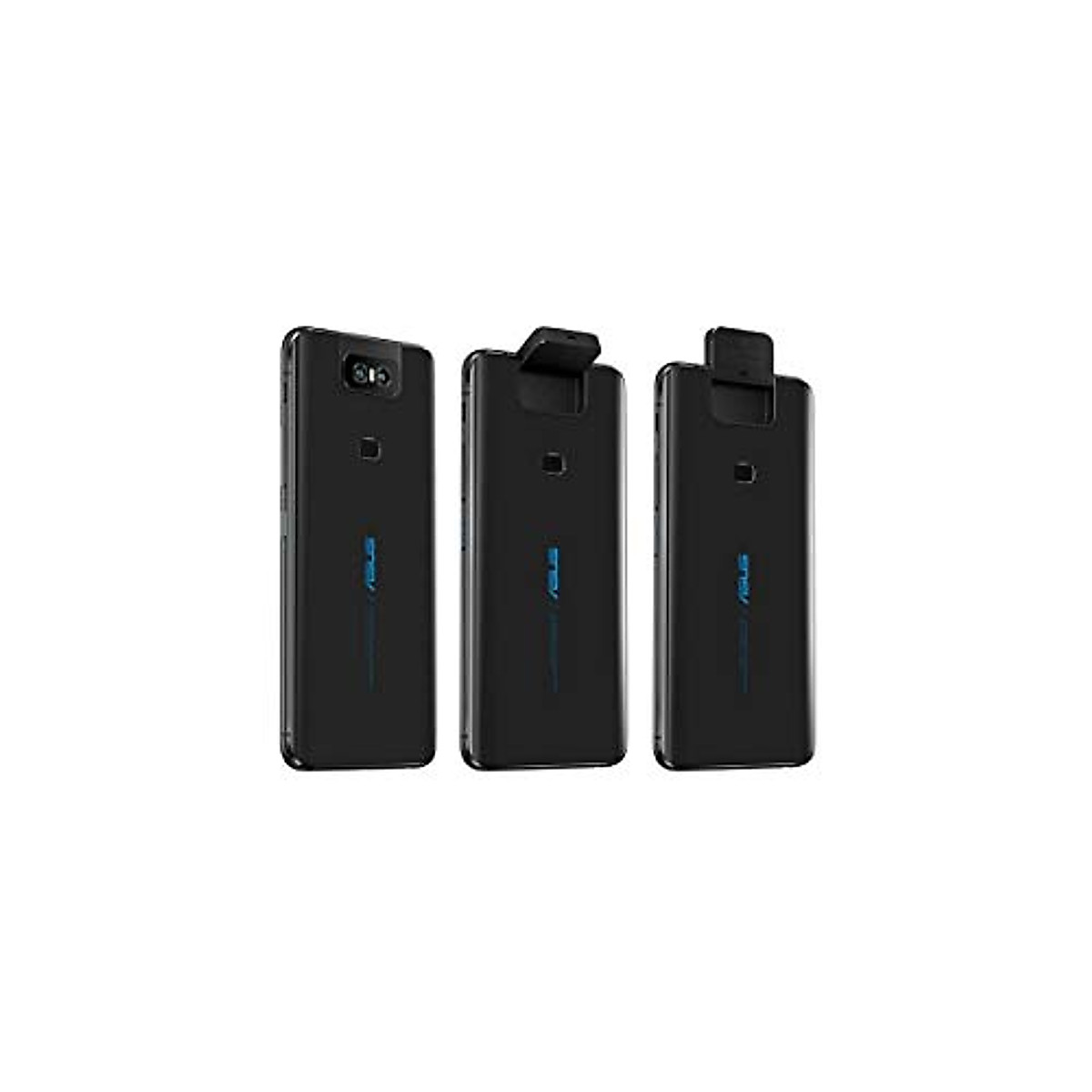 ASUS ZenFone 6 (ZS630KL-S855-6G64G-BK) - 6.4” FHD+ 2340x1080 All-Screen NanoEdge Display - 48MP Flip Camera – 6GB RAM - 64GB Storage - LTE Unlocked Dual SIM Cell Phone - US Warranty - Black