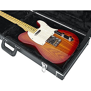 Gator Cases Deluxe Wood Case for Electric Guitars (GW-ELECTRIC),Black