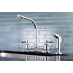 Kingston Brass FB751DLSP Concord 8" Centerset Kitchen Faucet, Polished Chrome
