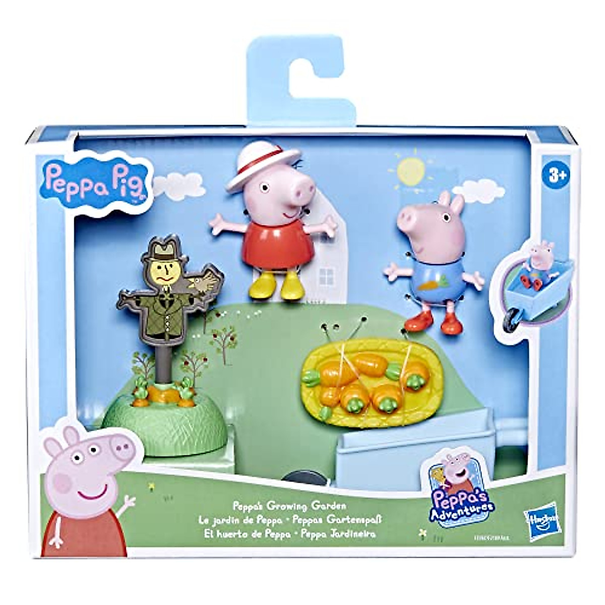 Peppa Pig Peppa's Adventures Peppa's Growing Garden Preschool Toy, with 2 Figures and 3 Accessories, for Ages 3 and Up