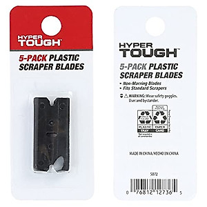 Hyper Tough 5 Piece Plastic Scraper Blades