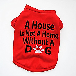 Dog Cat T-Shirt for Little Small Pets Lovely Cute Doggie Tops Pullover Sleeveless Puppy Pet Apparel Clothes