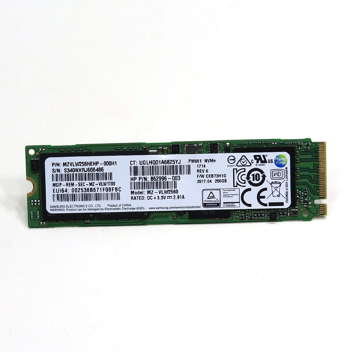 Genuine SSD Hard Drive for HP 256GB Solid State Drive Hard Drive (SSD) 916862-001