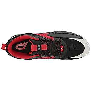 adidas Unisex Dame Certified Basketball Shoe, Better Scarlet/White/Black, 13 US Men