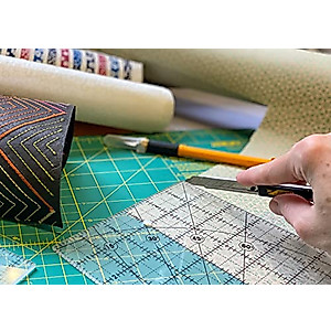 OLFA 9mm Stainless Steel Graphics Knife (SAC-1) - Multi-Purpose Retractable Art Utility Precision Knife w/Snap-Off Blade, Replacement Blades: Any OLFA 9mm Blade