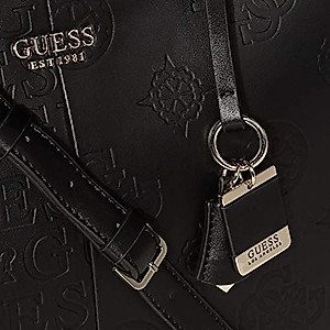 GUESS Satchel, Top Handle, Black