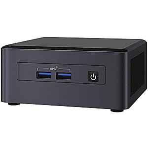 America's NUC11! Intel NUC NUC11TNHi7 Mini PC/HTPC, Quad-Core i7-1165G7 - Up to 4.7 GHz Turbo, NVMe SSD DDR4-3200MHz RAM, WiFi 6, BT 5.0 TB 3 & 4, 4X4K Monitor Capable (64GB RAM + 1TB Top-Tier NVMe)