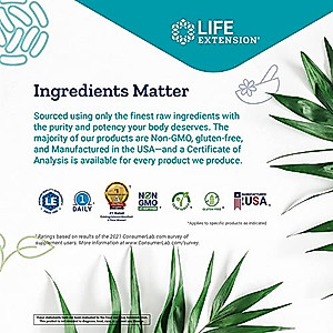 Life Extension Calm-Mag - Bioavailable Form of Magnesium Acetyl Taurinate Supplement for Relaxation and Stress Management - Gluten Free, Non-GMO, Vegetarian - 30 Capsules