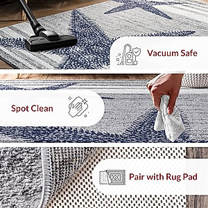 nuLOOM Thomas Paul Starfish and Striped Area Rug, 5x8, Grey