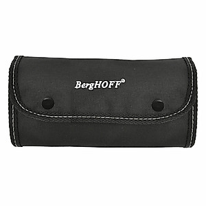 BergHOFF Essentials 8Pcs Garnishing Set in Bag, Lemon Zester, Double & Single Melon Baller, Channel Knife, Butter Curler, Peeler, Apple Corer, Great for Gift, Professional & Domestic Use