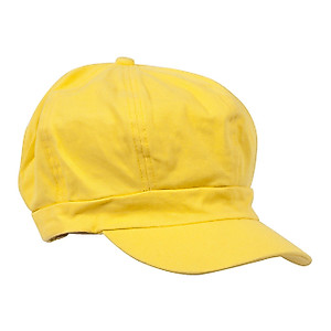 TOP HEADWEAR Cotton Elastic Newsboy Cap - Hot Pink