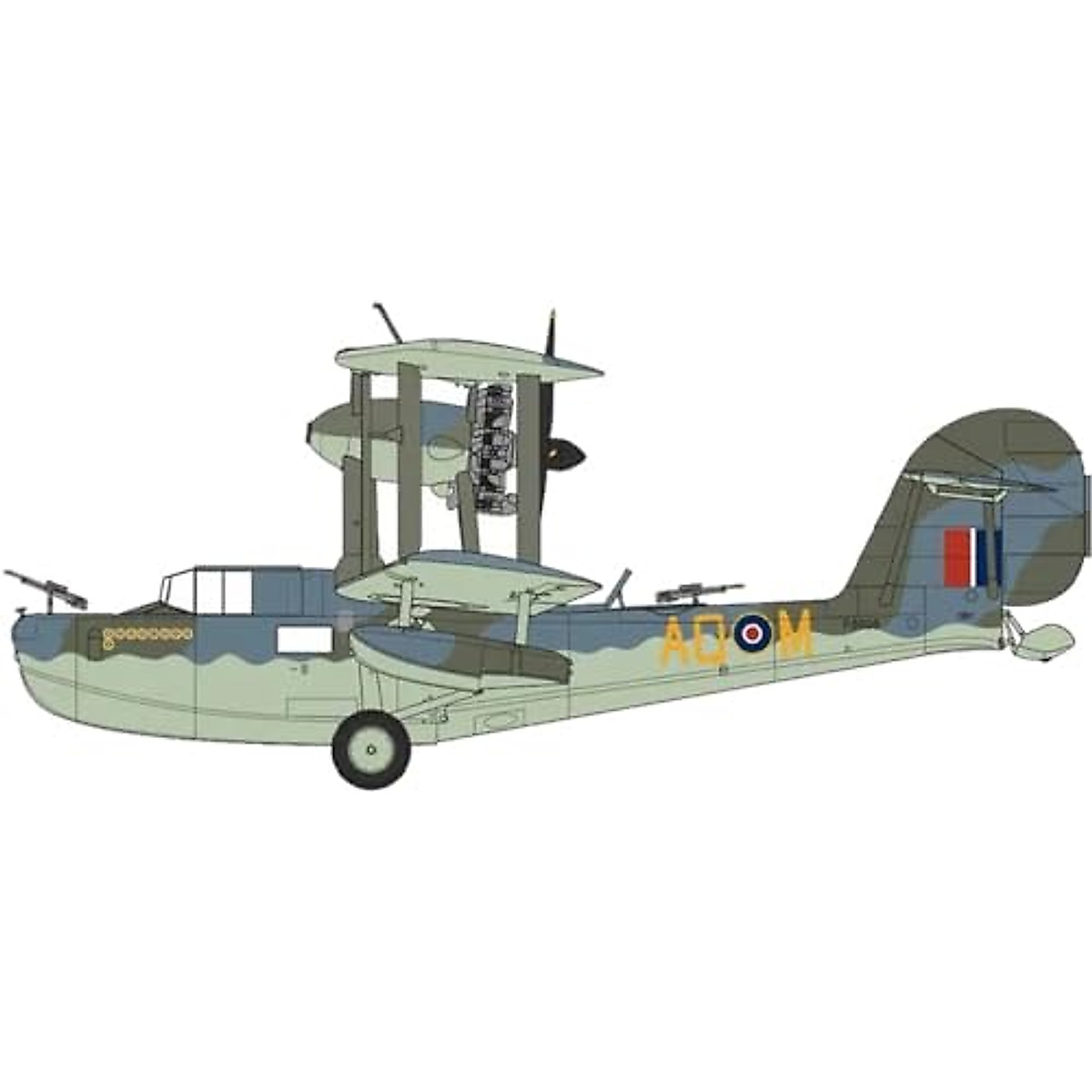 Airfix Model Airplane Kit Gift Set - A09183 Supermarine Walrus Mk.I, Plastic Plane Model Kits for Adults & Kids 14+, Skill Level 3, 1:48 Scale WW2 Military Aircraft Models - Real Aeroplane Models