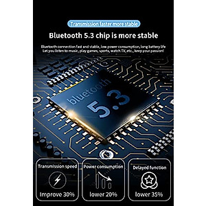 Open-Ear Air Conduction Headphones Bluetooth Wireless Earbuds with Mic, Sport Headset Bluetooth 5.3 Wireless Earphones for Workouts, Foldable/Lightweight/15Hr Playtime (90 days free replacement)