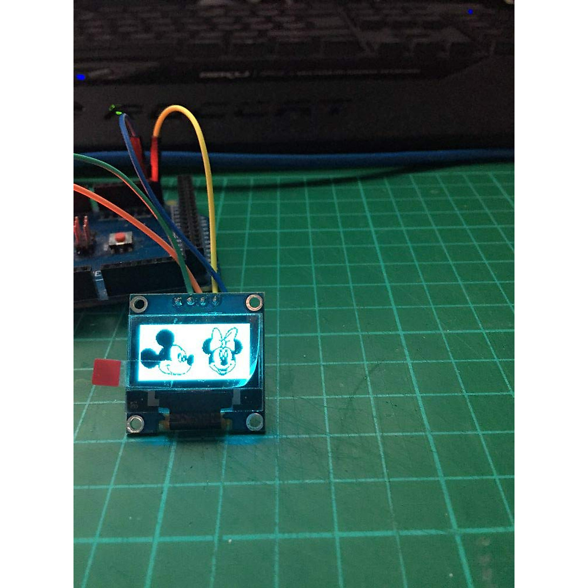 5PCS 0.96 OLED Display Module IIC 128 x 64 Pixel 12864 OLED White I2C 0.96inch OLED Display IIC Serial with SSD1306 Chip for Raspberry Pi