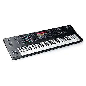 Akai Professional MPC Key 61 - Standalone Music Production Synthesizer Keyboard with Touch Screen, 16 Drum Pads, 20+ Sound Engines, Semi Weighted Keys, black