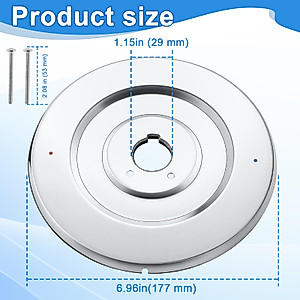 Escutcheon Replacement, for 16090 Moen Chateau Collection Shower Trim Kit, Compatible with One-Handle Tub and Shower Faucets, Chrome