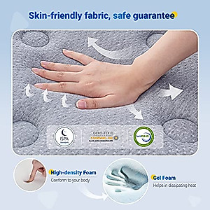 Avenco California King Mattress, Hybrid Mattress California King, 12 Inch Medium Firm Cal King Mattress, Pocket Innerspring for Motion Isolation, Comfort Foam for Odor Reducing, CertiPUR-US