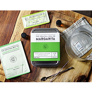 The Cocktail Box Co. Margarita Cocktail Kit - Premium Cocktail Kits - Make Hand Crafted Cocktails. Great Gifts for Him or Her Cocktail Lovers (1 Kit)