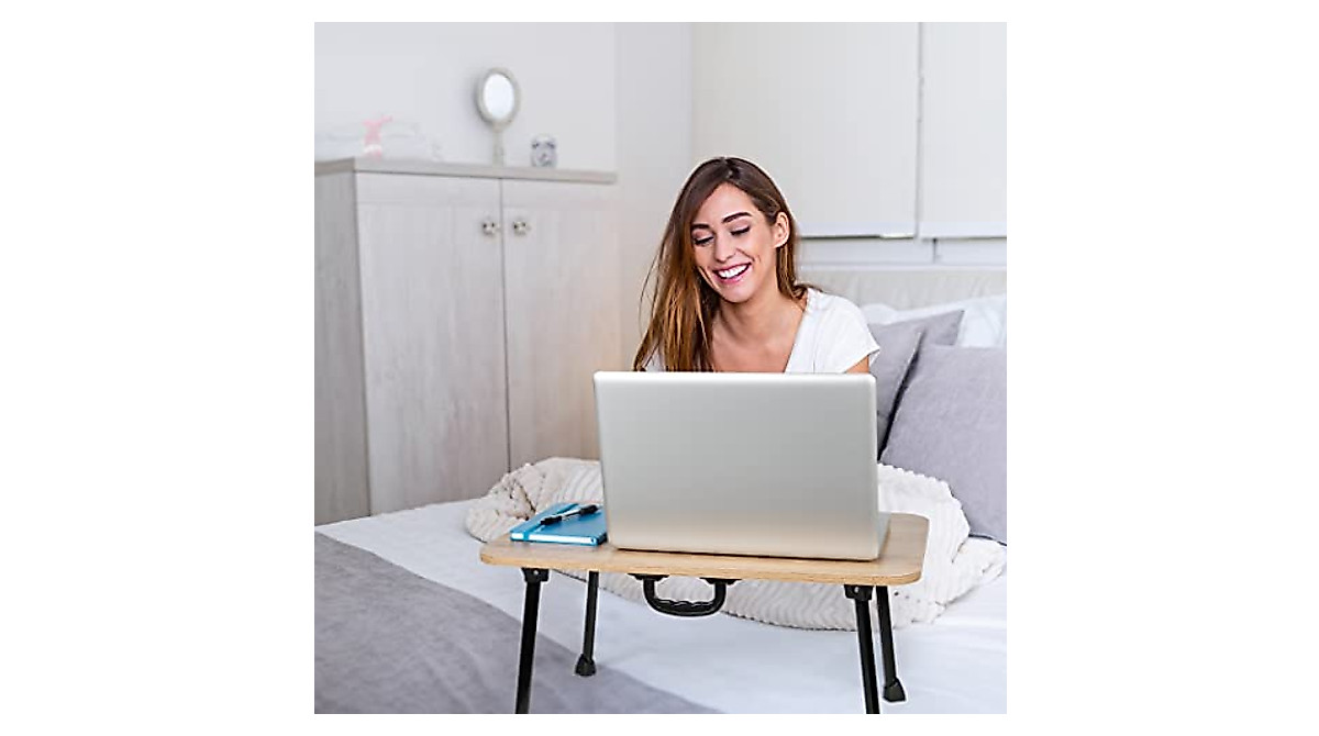 Foldable Lap Desk for Bed & Desk - Ergonomic & Portable