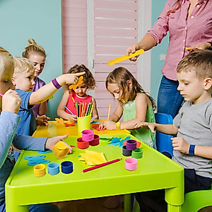 Chengu 36 Pieces Silicone Slap Bracelets Bulk Multicolor Snap Wrist Bracelets Soft and Safe Bands Wrap Wristband for Party Favors School DIY Painting Wristband Craft(Multicolor)