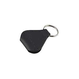 Fender Leather Pick Holder Keychain, Black