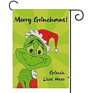 Christmas Winter Garden Flag, Merry Christmas Garden Flag Double Sided Vertical 12.5×18 Inch for Christmas Holiday Party Yard Outdoor Decorations, Merry Christmas Decorations