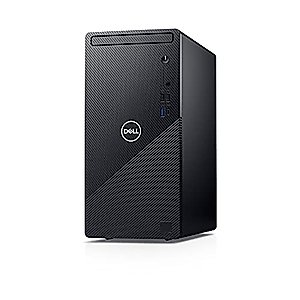 Dell Inspiron 3891 Compact Desktop Computer Tower - Intel Core i5-10400, 16GB DDR4 RAM, 256GB SSD + 1TB SATA HDD, Intel UHD Graphics 630 with Shared Graphics Memory, Windows 10H - Black (Latest Model)