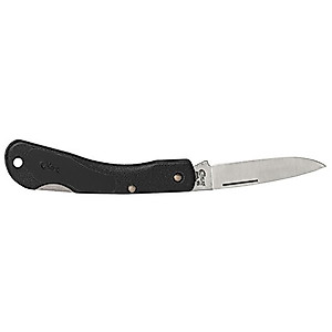Case Cutlery 00253 Lightweight Mini Blackhorn Pocket Knife with Stainless Steel Blade, Black Synthetic