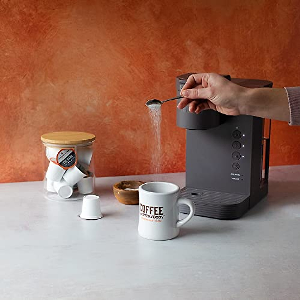 Fresh Roasted Coffee, Swiss Water Half-Caf Colombian, Kosher, K-Cup Compatible, 24 Pods