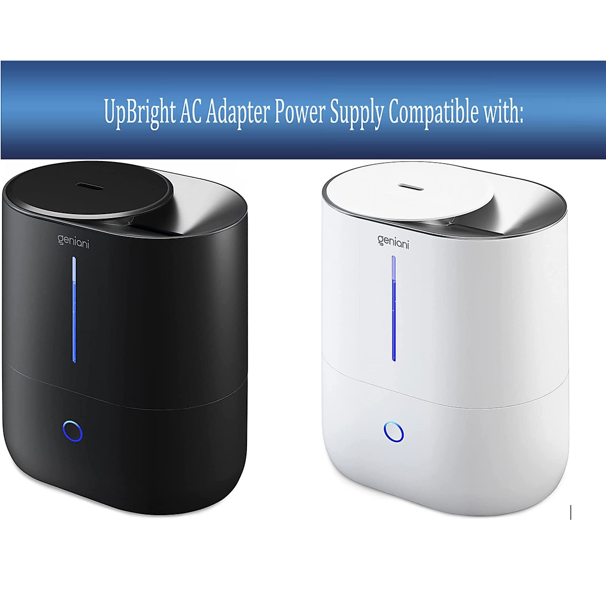 UpBright 24V 1.5A AC/DC Adapter Compatible with Geniani Huron G-1011-4LW G-1012-4LB G-HRN-4LB Ultrasonic Cool Mist Humidifier DZ36WGL-240150U 24VDC 1500mA Switching Power Supply Cord Battery Charger