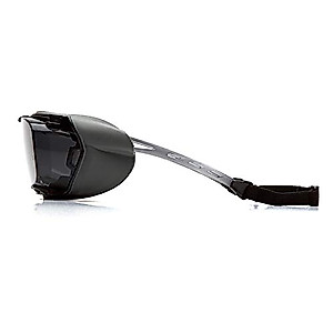 Pyramex Cappture Over Prescription Safety Glasses, Gray H2MAX Anti-Fog Lens w/Rubber Gasket