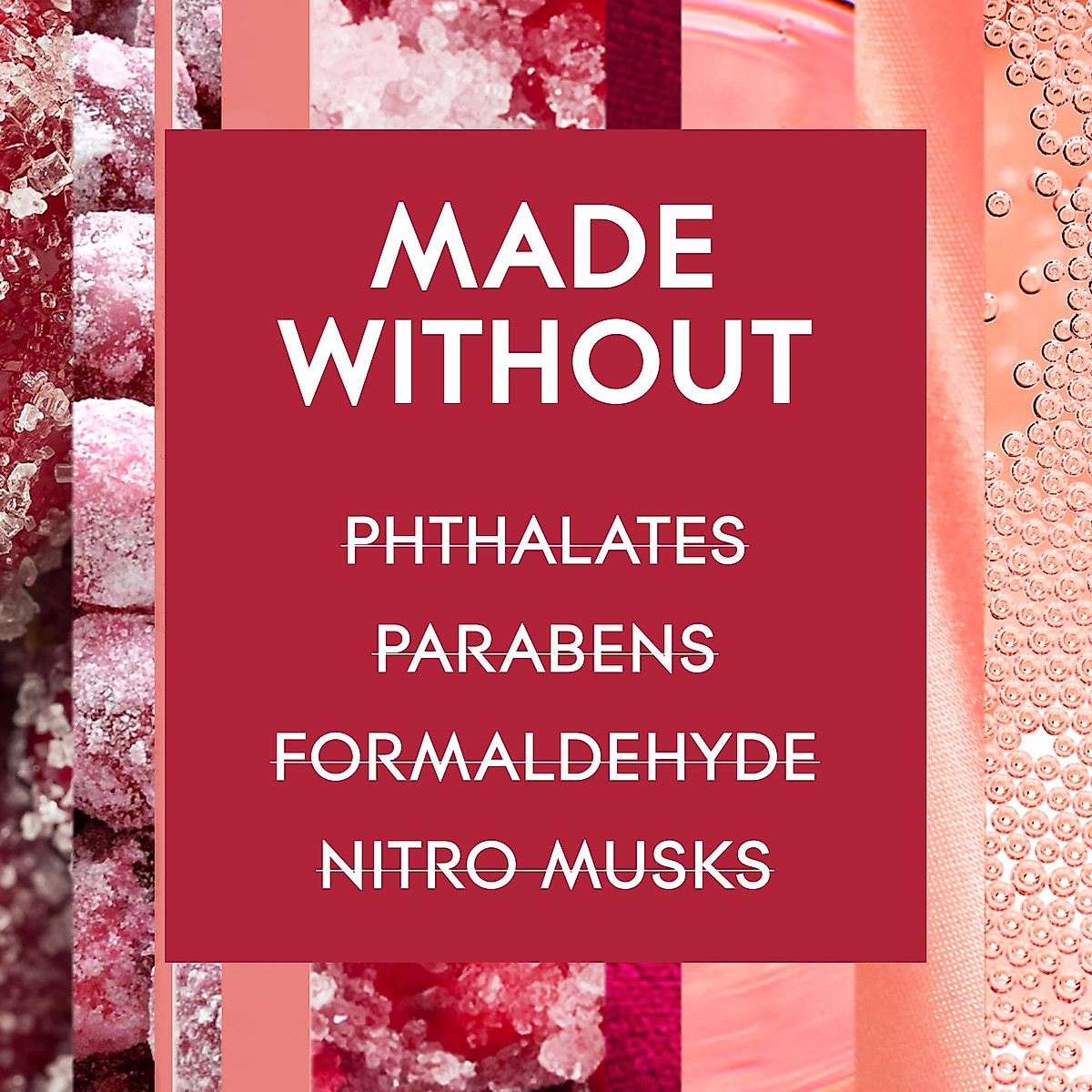 Glade Candle Crisp Cranberry Champagne, Fragrance Candle Infused with Essential Oils, Air Freshener Candle, 3-Wick Candle, 6.8 Oz