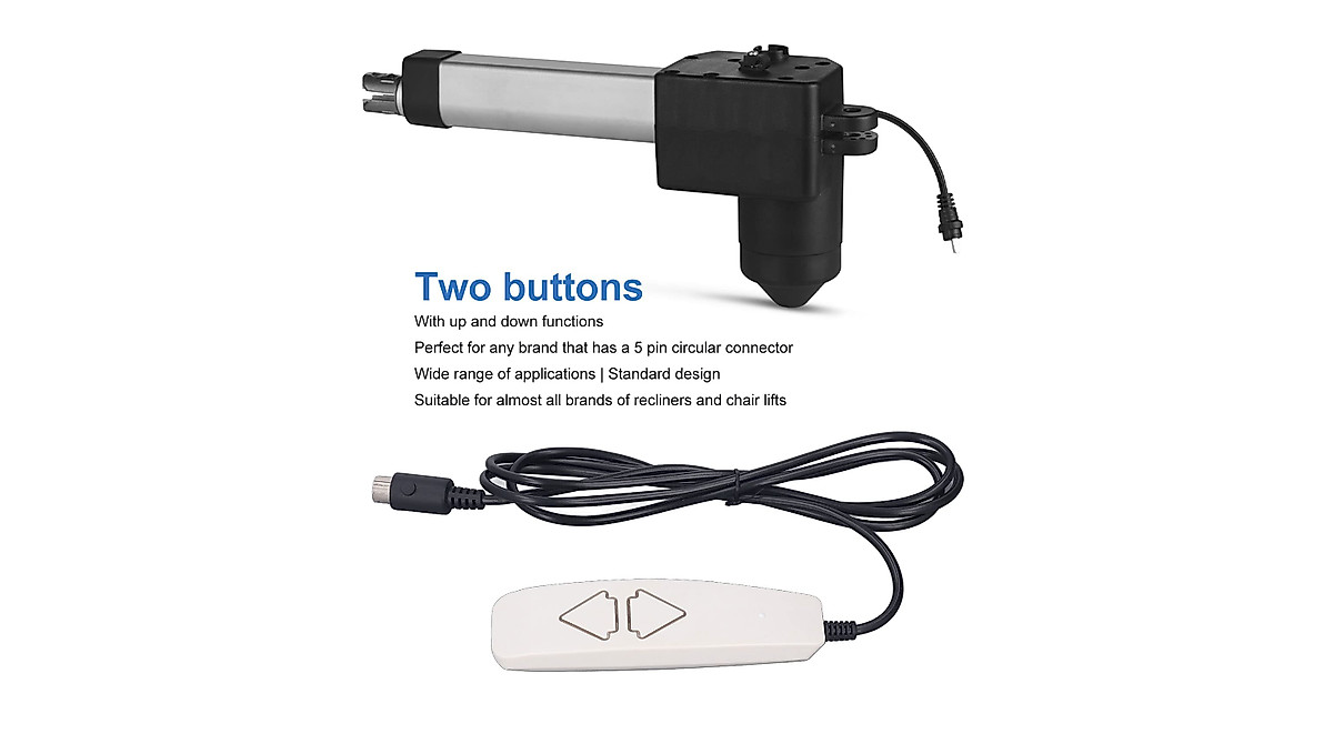 Lift Chairs Power Recliners Remote Control - Universal 5 Pin Hand Control