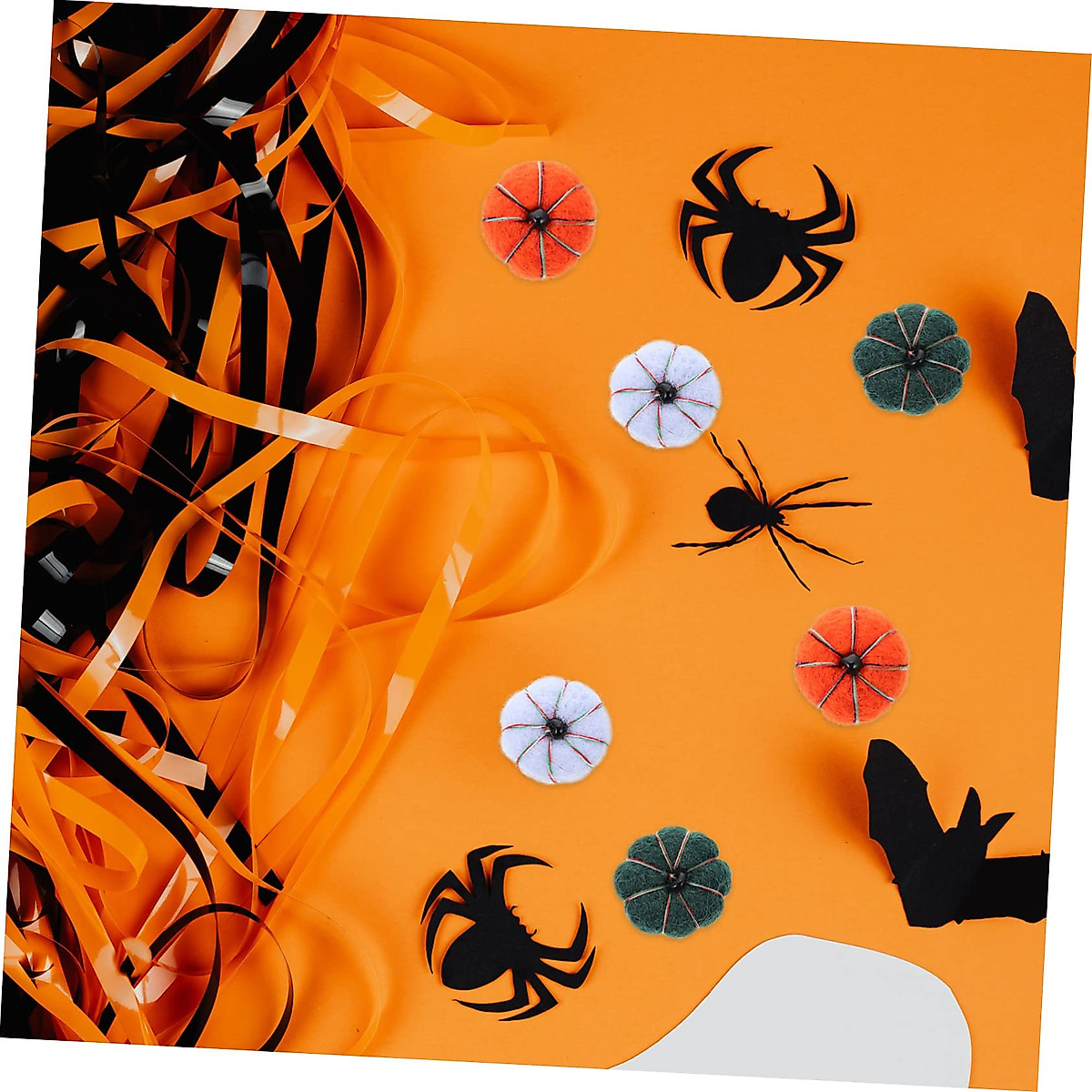 Veemoon 32 Pcs Felt Pumpkins Finished Product Foam Decorative Items