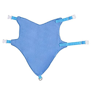 Filhome Adjustable Halloween Bunny Dinosaur Harness,Soft Rabbit Vest Harness and Leash Set for Halloween Dress Up Party Cosplay Rabbit Ferret Bunny Guinea Pig Small Animal Walking (Blue Dinosaur/M)