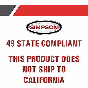 SIMPSON Cleaning PS4240 PowerShot 4200 PSI Gas Pressure Washer, 4.0 GPM, Honda GX390 Engine, Includes Spray Gun, 5 QC Nozzle Tips, 3/8-inch x 50-foot Monster Hose, (49-State)