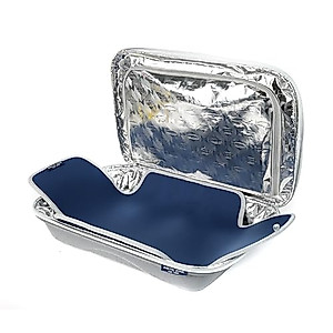 Arctic Zone Deluxe Hot/Cold Insulated Food Carrier, Navy Large