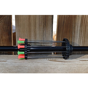 Black Rhino Blowguns 50 Caliber Blowgun Target Wire Darts 50 pcs Neon