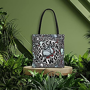 Dawgs Aesthetic Tote Bag for Women and Men Beach Bag Shopping Bags School Shoulder Bag Reusable Grocery Bags
