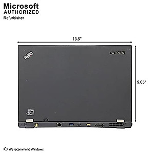 Lenovo Thinkpad T430s 14in HD Business Performance Laptop Computer PC, Intel Dual Core i5-3320M up to 3.3GHz, 16GB Ram, 256GB SSD, DVD, Bluetooth, Windows 10 Professional (Renewed)