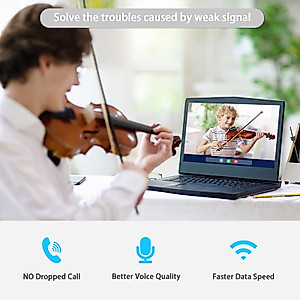 Btcellup Cell Phone Booster for Home,Up to 2,500 Sq Ft, Cell Phone Signal Booster for 5G 4G& LTE with Verizon, AT&T, T-Mobile & All U.S Carriers Work on Band 66/2/4/5/12/13/17/25 ，FCC Approved