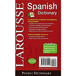 Larousse Pocket Dictionary Spanish-English/English-Spanish