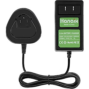 Hanaix 12V Lithium Battery Charger Compatible with Bosch BC330 BAT411 BAT411A BC430 GBA12V30 BAT412 BAT412A BAT413 BAT413A BAT414 D-70745, 2607336013, 2607336027, 2 607 336 864, Portable Charger