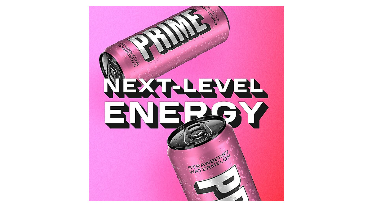 Prime Energy Drink: 200mg Caffeine, Zero Sugar, Vegan