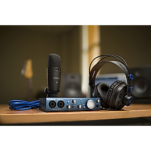 PreSonus AudioBox iTwo Studio USB 2.0 Recording Bundle with Interface, Headphones, Microphone and Studio One software