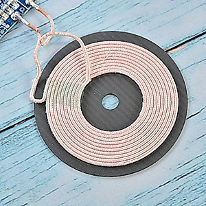 Wixine 2Pcs Qi Wireless Charger PCBA Circuit Board with Coil Pad Charging for DIY K9G9