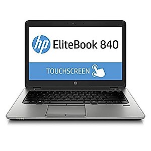 HP EliteBook 840 G4 14 FHD 1920 x 1080, Core i5-7200U 2.5GHz, 16GB RAM, 512GB SSD, 14 Touch Screen, Windows 10 Pro 64Bit, Webcam (Renewed)