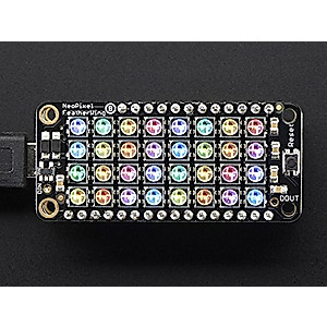 NeoPixel FeatherWing - 4x8 RGB LED Add-on for All Feather Boards